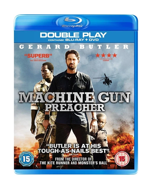 MACHINE GUN PREACHER (Blu-ray) Gerard Butler Michele Monaghan Michael ...