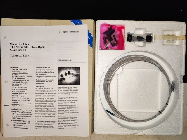 KIT ÉVALUATION FIBRE optic versatile link HFBR-0501 EUR 9,50 - PicClick FR