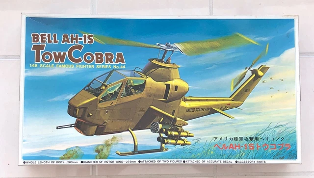 BELL AH-1S TOW Cobra Fujimi Model Kit, Scale 1/48 from 1970’s £10.00 ...