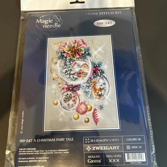 MAGIC NEEDLE CROSS stitch kit “A Christmas Fairytale ” 100-247 £29.99 ...