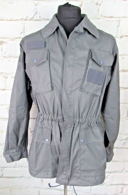 VINTAGE ITALIAN MILITARY Grey Field Jacket size Large £28.50 - PicClick UK