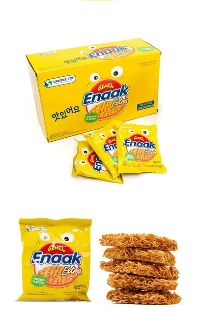 [GEMEZ] ENAAK EXTRA NOODLE SNACK CHICKEN FLAVOUR [30gX24EA] £28.00 ...