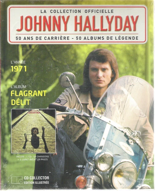 LIVRET + CD La collection officielle "Johnny Hallyday" Flagrant délit ...