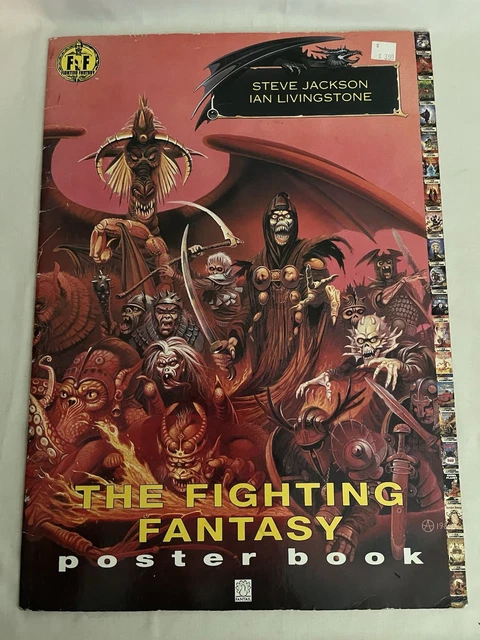 THE FIGHTING FANTASY Poster Book - Steve Jackson - Ian Livingstone $499 ...