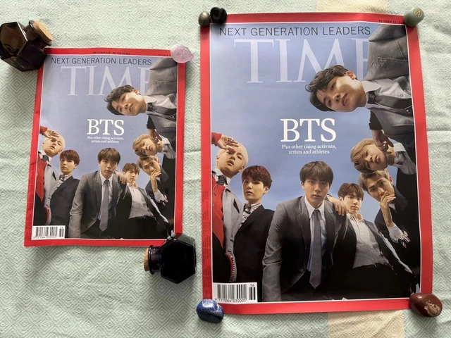 BTS TIME MAGAZINE Next Generation Leaders - Magazine And Poster £78.72 ...