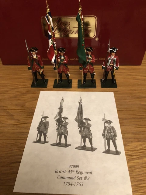 BRITAINS BRITISH 45TH Regiment Of Foot Command Set 47009 £40.00 ...