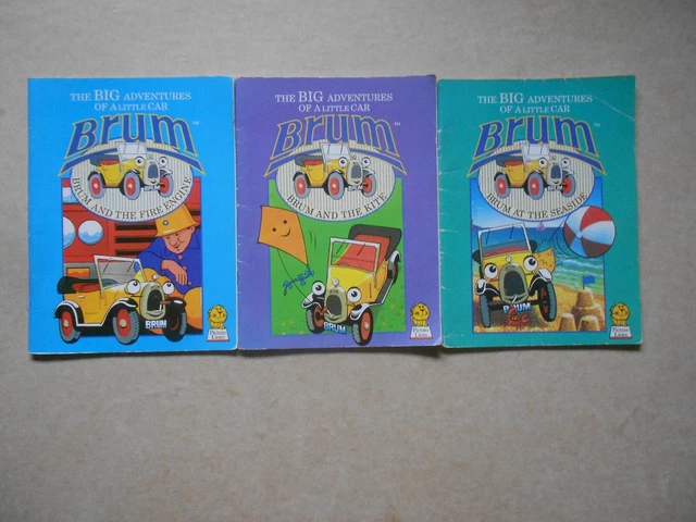 BRUM - THE BIG ADVENTURES OF A LITTLE CAR - Set of 3 PB Books - Picture ...
