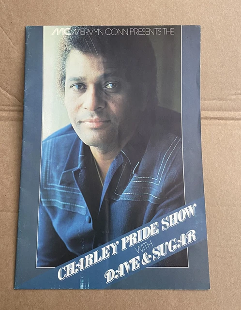 RARE VINTAGE CHARLEY PRIDE SHOW with DAVE & SUGAR souvenir programme ...