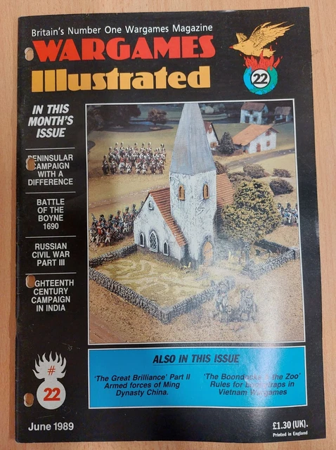 WARGAMES ILLUSTRATED MAGAZINE June 1989 Issue No 22 EUR 5,81 - PicClick FR