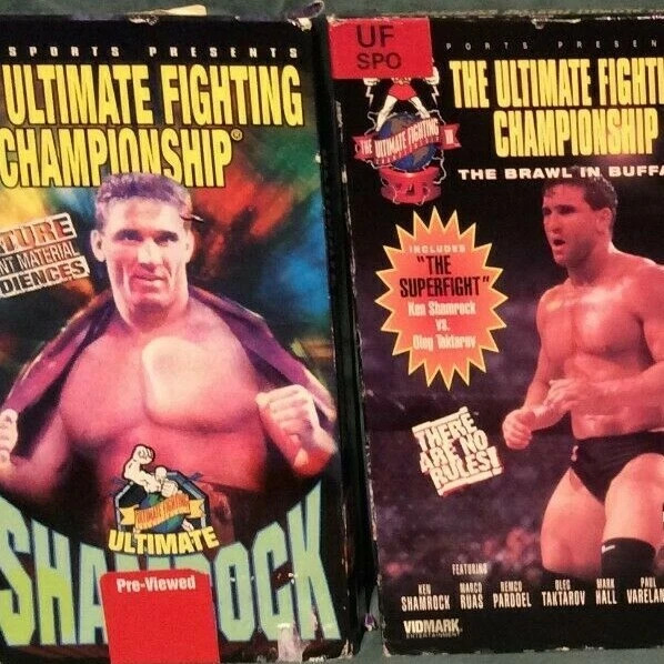 THE ULTIMATE FIGHTING Championship UFC Wrestling Shamrock OOP HTF 4 ...