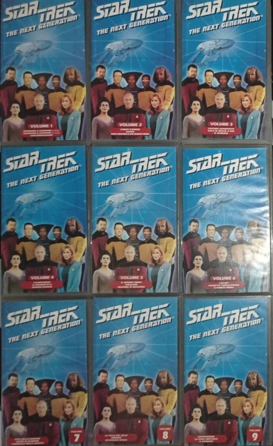 VHS STAR TREK The Next Generation Prima Edizione 1997 Volume 1 9 ...