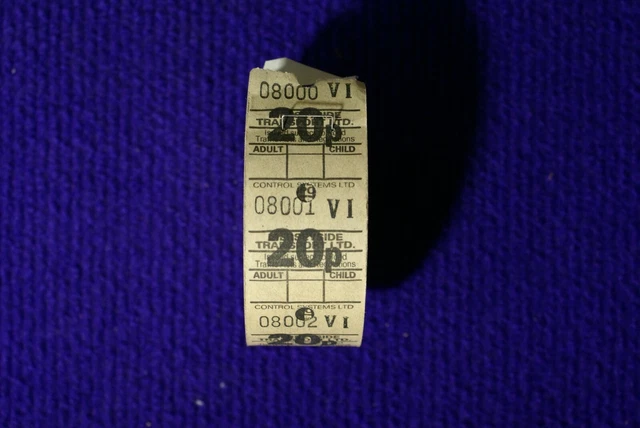 MERSEYSIDE TRANSPORT LTD 20p BUS CONDUCTOR CLIPPY ULTIMATE TICKET ...