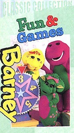 VINTAGE BARNEY’S FUN & Games | VHS PAL 1996 Video Tape | Children Show ...