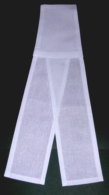 TUCK IN PREACHING Band Collar, Catholic Priest, Anglican Vicar, Bishop ...