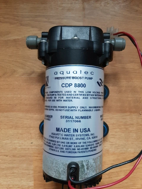 AQUATEC PRESSURE BOOST Pump. CDP 8800. 24VDC £30.00 - PicClick UK