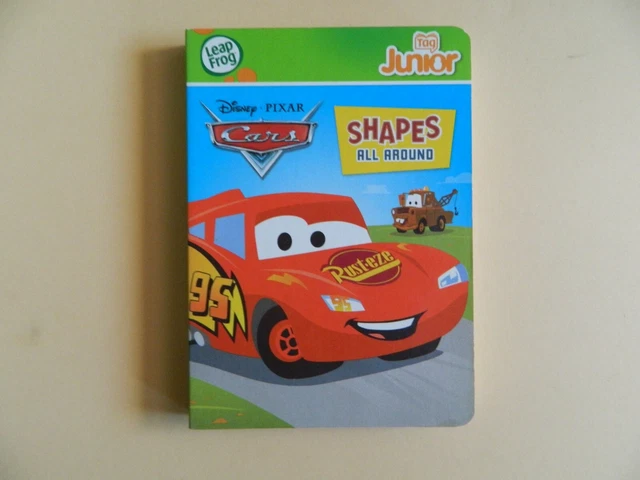 DISNEY PIXAR CARS Shapes All Around Tag Junior Book - Leap Frog ...