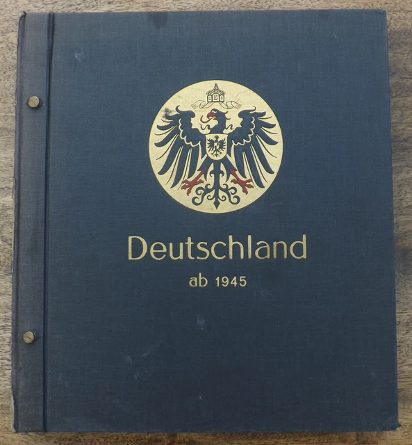DEUTSCHLAND STAMP ALBUM. Vintage Germany Davo Book. Allied / Berlin ...