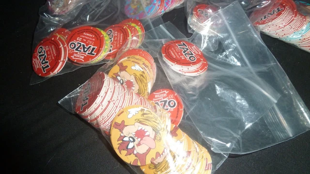 TAZO (TAZ) WALKERS Looney Tunes Pogs (choose stock no.s 22,23,24,25,26 ...