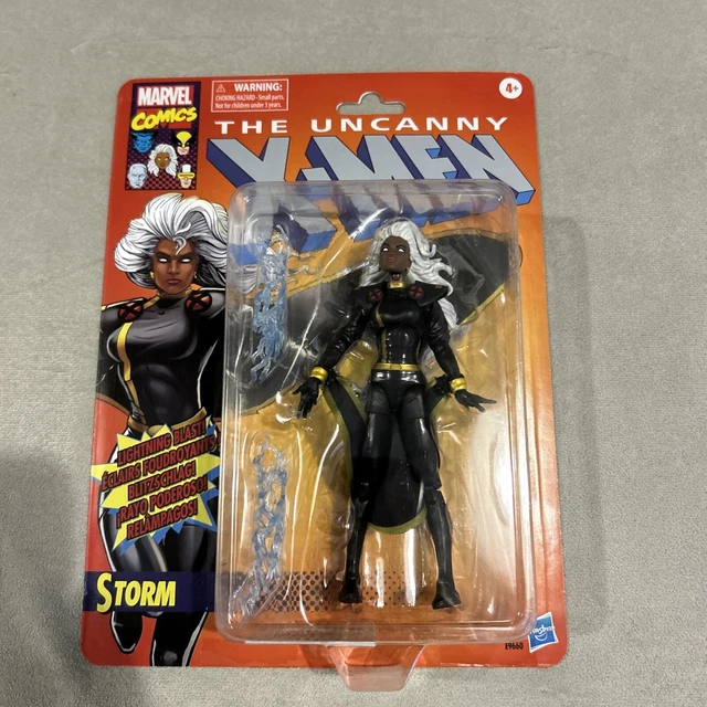 MARVEL LEGENDS RETRO Storm Black Variant Action Figure Uncanny X-Men £ ...