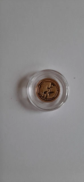 SOVEREIGN. GEORGE & The Dragon Bi-metallic Gold Proof One-Eighth ...