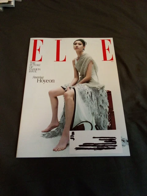 NEW ELLE MAGAZINE August 2024 Future of Fashion Issue Starring Hoyeon ...