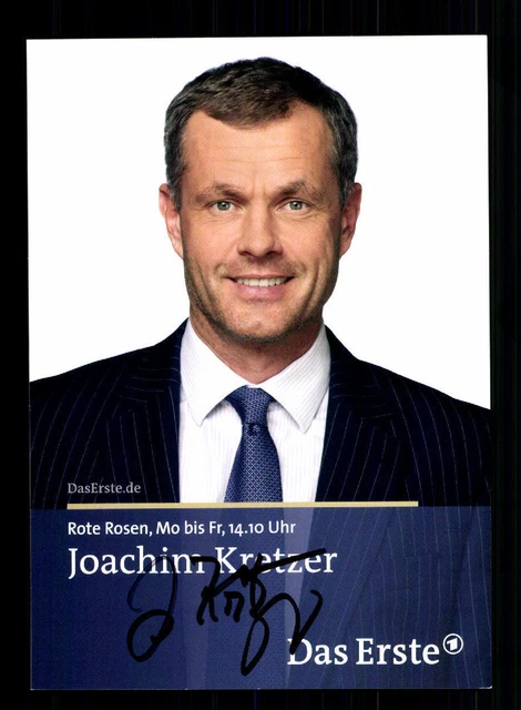 JOACHIM KRETZER ROTE Rosen Autogrammkarte Original Signiert # BC 71660 ...