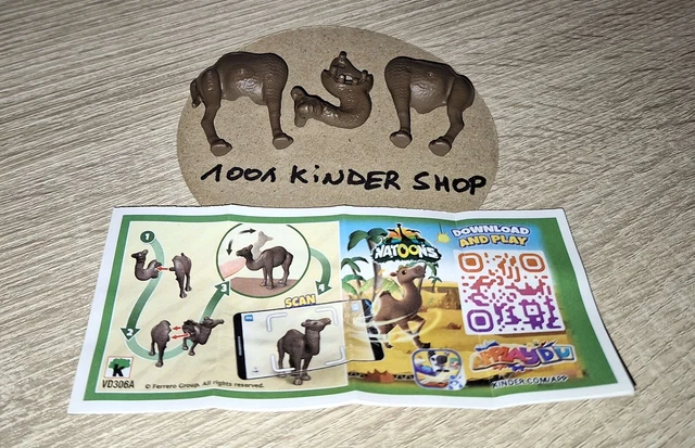 KINDER NATOONS 'VT' Vd 306-A Vd306-A Dromedar Dromadaire + Bpz 07.2022 ...