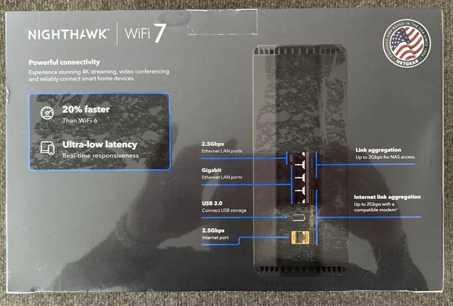 NETGEAR RS200 - Nighthawk BE6500 Dual-Band Wi-Fi 7 Router - Black $182. ...