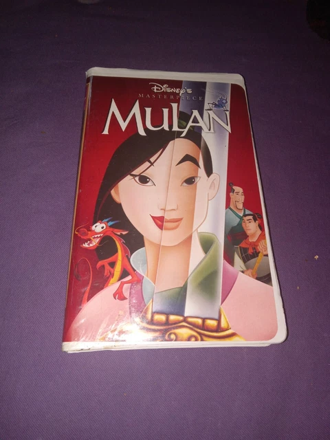 WALT DISNEY MASTERPIECE Mulan, VHS, 1998 Clamshell 12747, Tested £6.38 ...