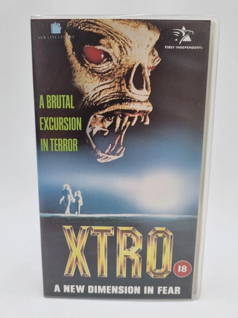 RARE XTRO VHS Tape Vintage Horror - A New Dimension In Fear EUR 47,05 ...