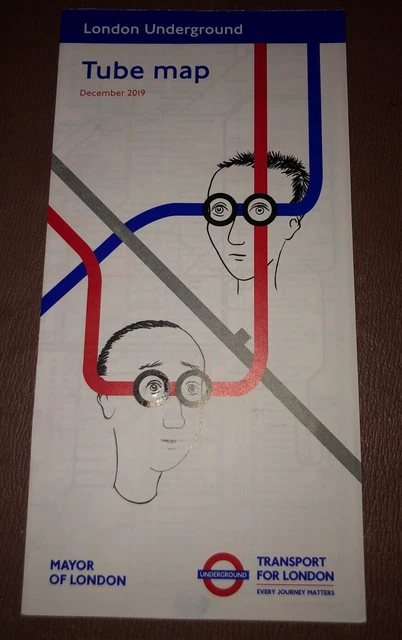 LONDON UNDERGROUND TUBE Map - December 2019 -Transport For London EUR 2 ...