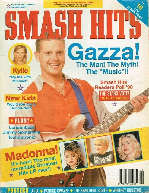 SMASH HITS KIM Appleby Madonna Jimmy Somerville Kylie Aha Swayze ...