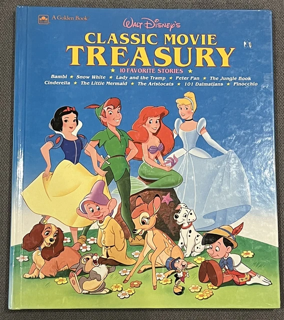 WALT DISNEY’S CLASSIC Movie Treasury Hardcover 1991 Vintage Rare $29.00 ...