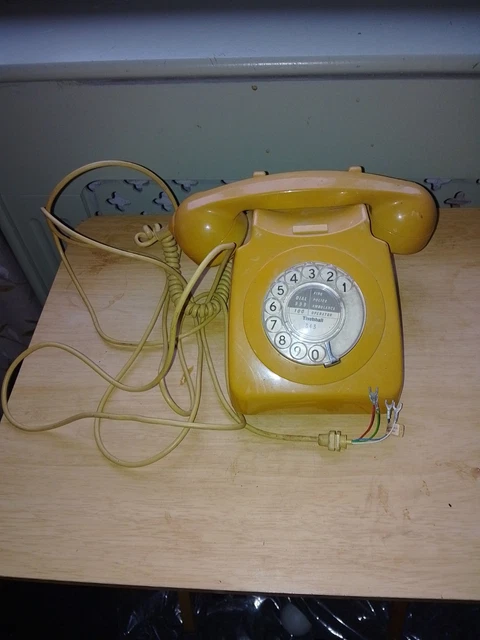 VINTAGE ROTARY TELEPHONE £21.52 - PicClick UK
