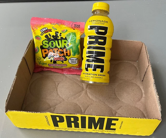 PRIME HYDRATION LEMONADE & Sour Patch bambini importazione USA con ...
