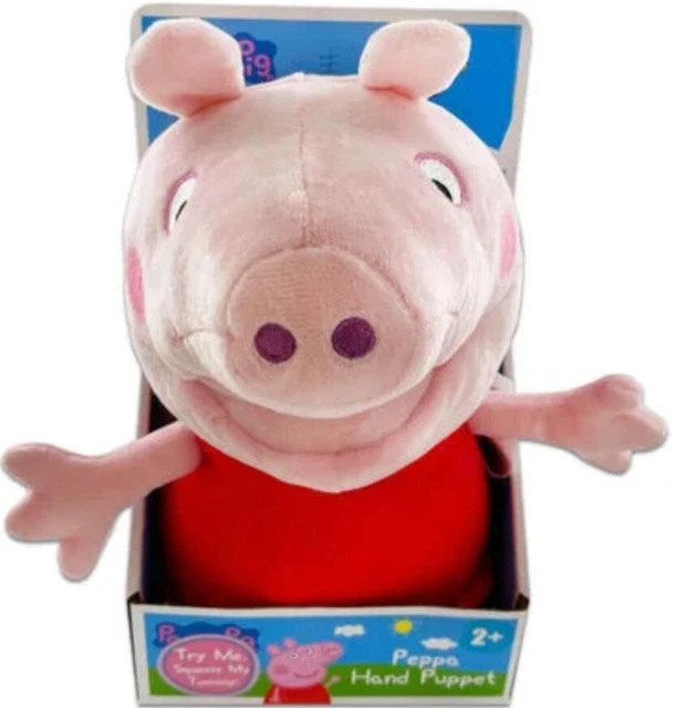 PEPPA PIG HAND Puppet Plush Toy With Sound Effects £5.00 - PicClick UK