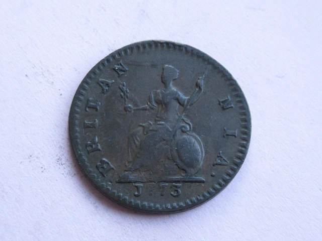1775 GEORGE III Copper Farthing Coin Nice Collectable Condition £26.70 ...