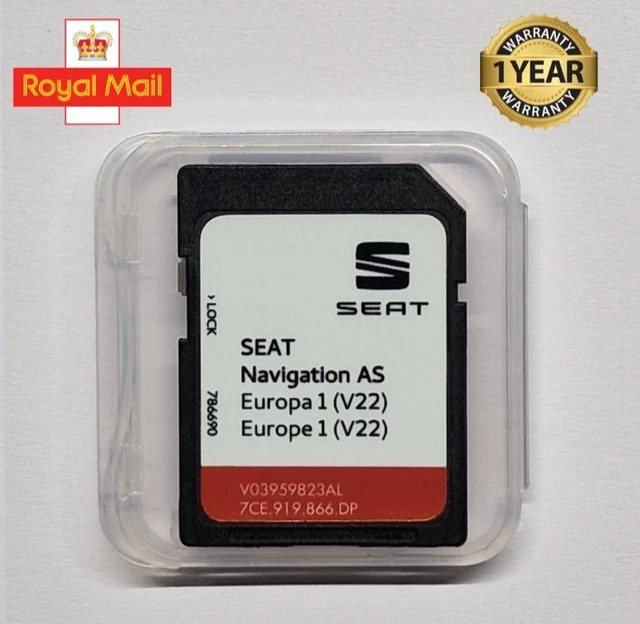 GENUINE SEAT MIB2 As 2026 V22 Map Sat Ibiza / Leon / Ateca / Sd Card ...