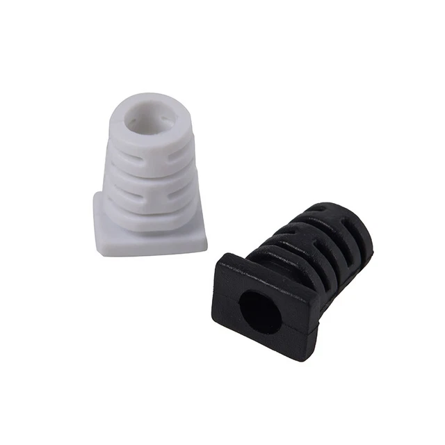 10PCS 5.0MM CABLE Gland Connector Rubber Strain Relief Cord Boot ...