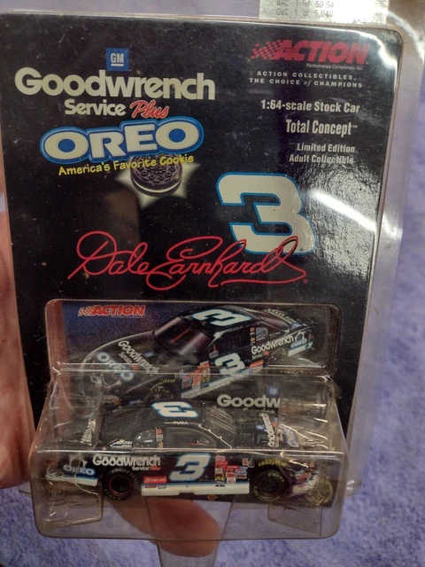 2001 ACTION DALE Earnhardt GM Goodwrench Service Plus Oreo 1/64 RACE ...
