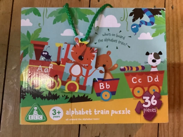 ELC ALPHABET TRAIN Puzzle 3+years 36 Pieces Complete and in great used ...