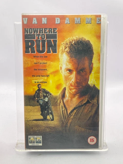 NOWHERE TO RUN (VAN DAMME) - 1993 Roadshow Ent. VHS Issue - Cult Action ...