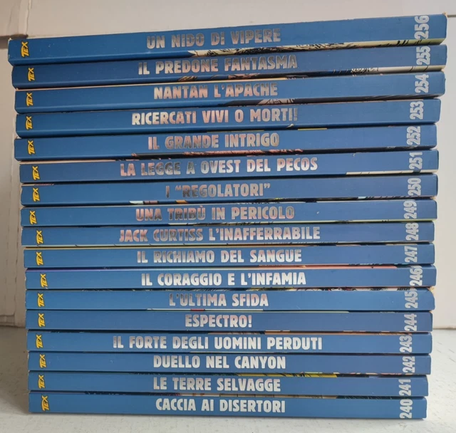 TEX COLLEZIONE STORICA a Colori SEQUENZA FINALE COMPLETA 240 256 EUR ...