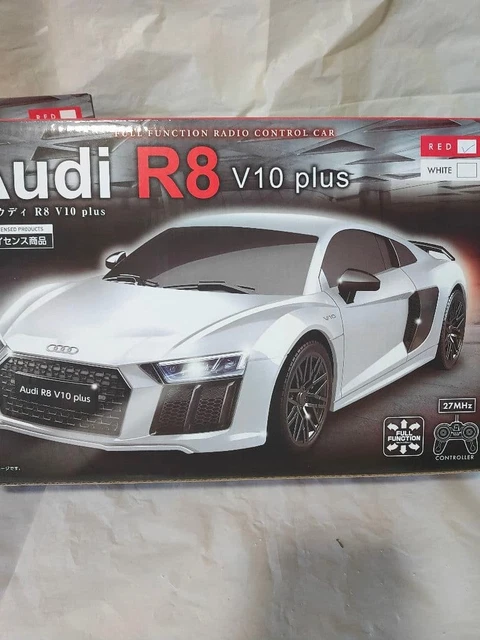 AUDI R8 V10 plus RC car, white and red, full function £93.61 - PicClick UK