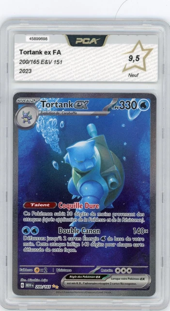 CARTE POKÉMON : Tortank Ex 200/165 - Pca 9.5 - 151 Ev3.5 EUR 229,90 ...