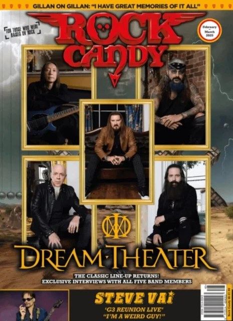 ROCK CANDY MAGAZINE February/March 2025 (Dream Theater, Ian Gillan ...