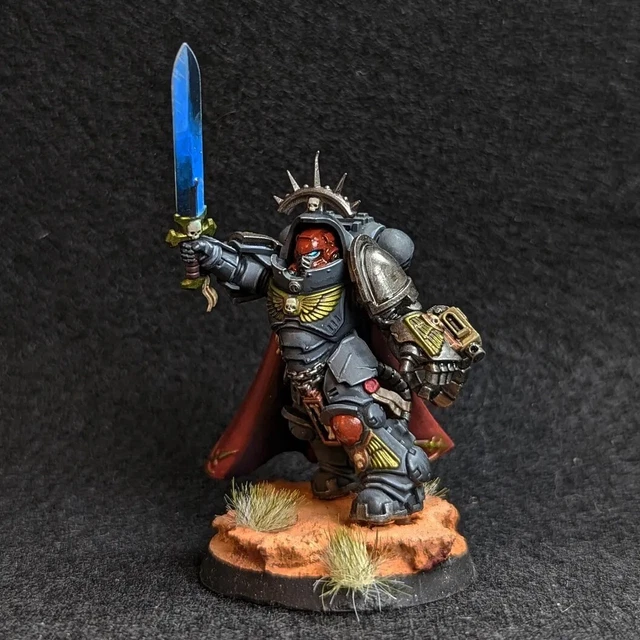PRO PAINTED SPACE marine primaris captain grav armor ravenguard ...