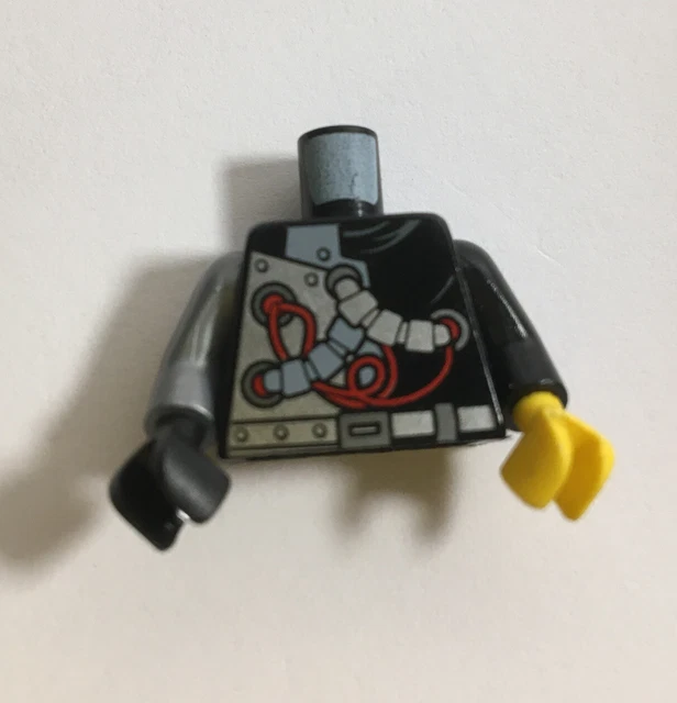 LEGO MINIFIGURE TORSO, Parte 973pb1577c01, Ninjago Cyrus Borg, motivo ...