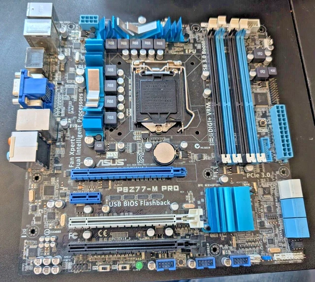 ASUS P8Z77-M PRO, LGA 1155/Socket H2, Intel (90-MIBHY0-G0EAY0GZ) Motherboard £52.72 - PicClick UK