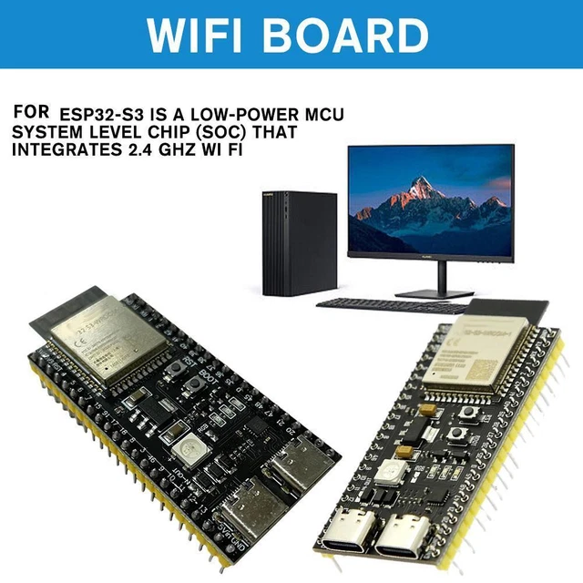 ESP32-S3-DEVKITC-1 ESP32-S3 WIFI compatible Bluetooth maille carte G5 ...